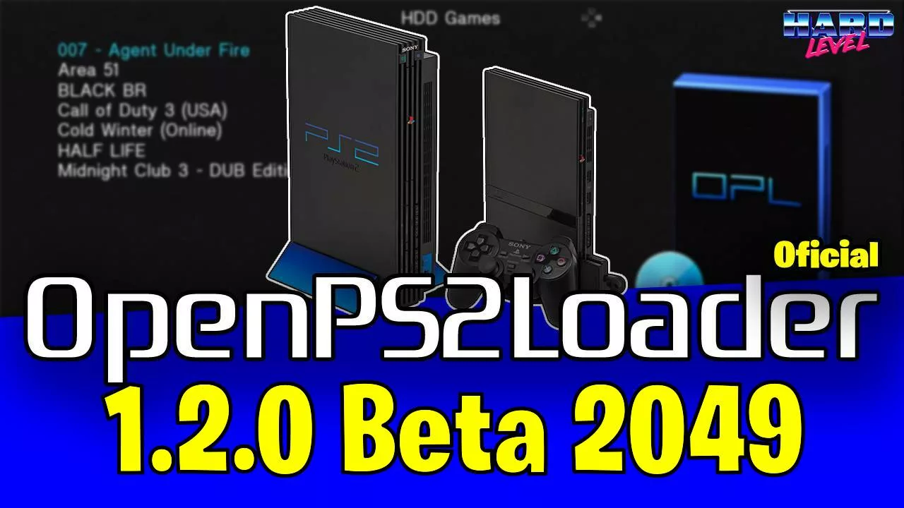 Open PS2 Loader (OPL) 1.2.0 Oficial - Nova BETA 2049 Suporte a Exfat e ...